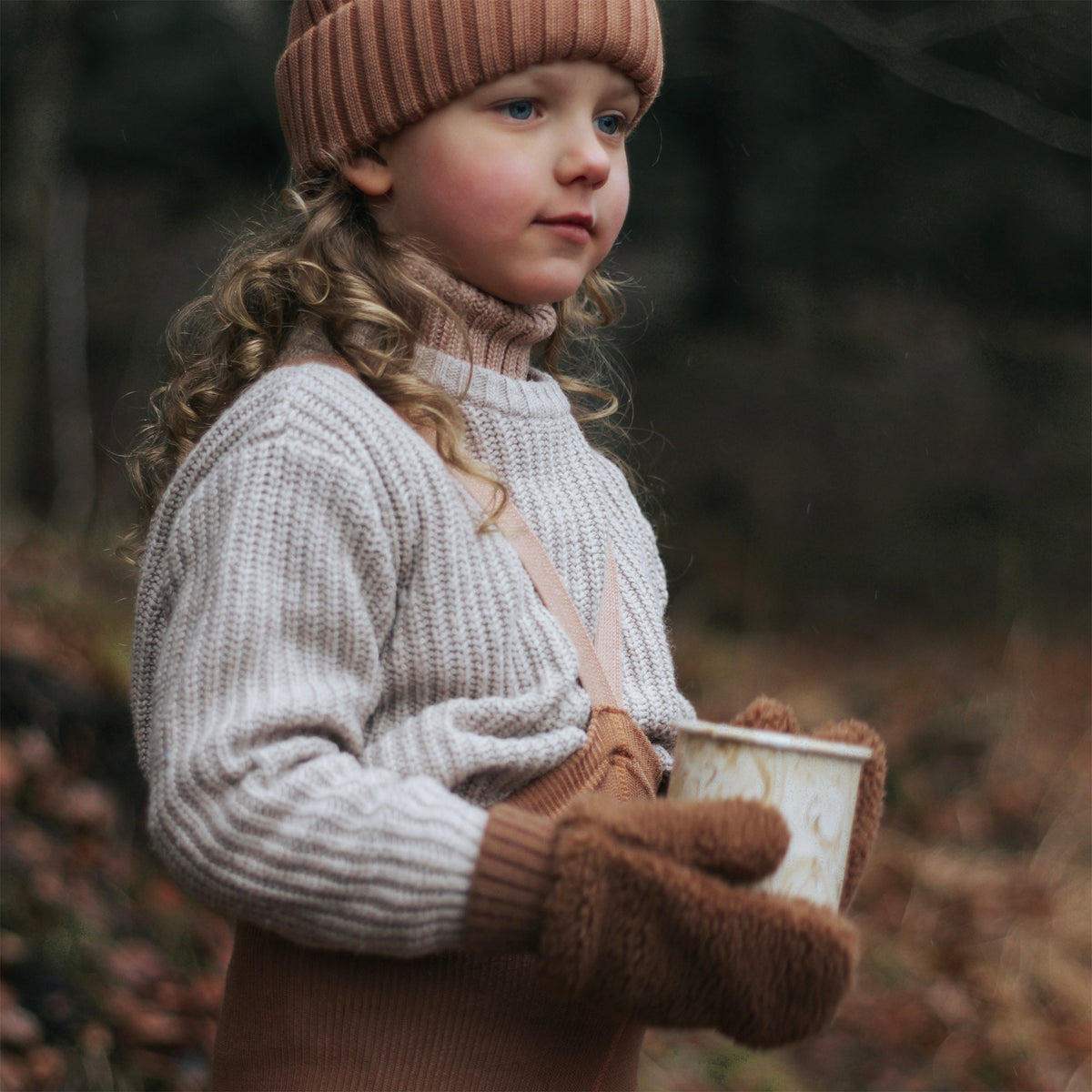 Silly Silas Wooly Footless Tights with Braces - Cappuccino Brown ...